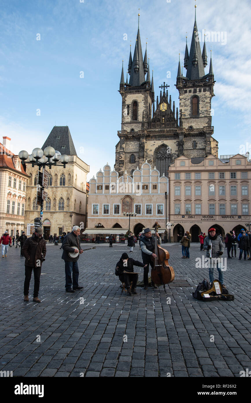 Old Town Square Prague Stock Photo - Alamy