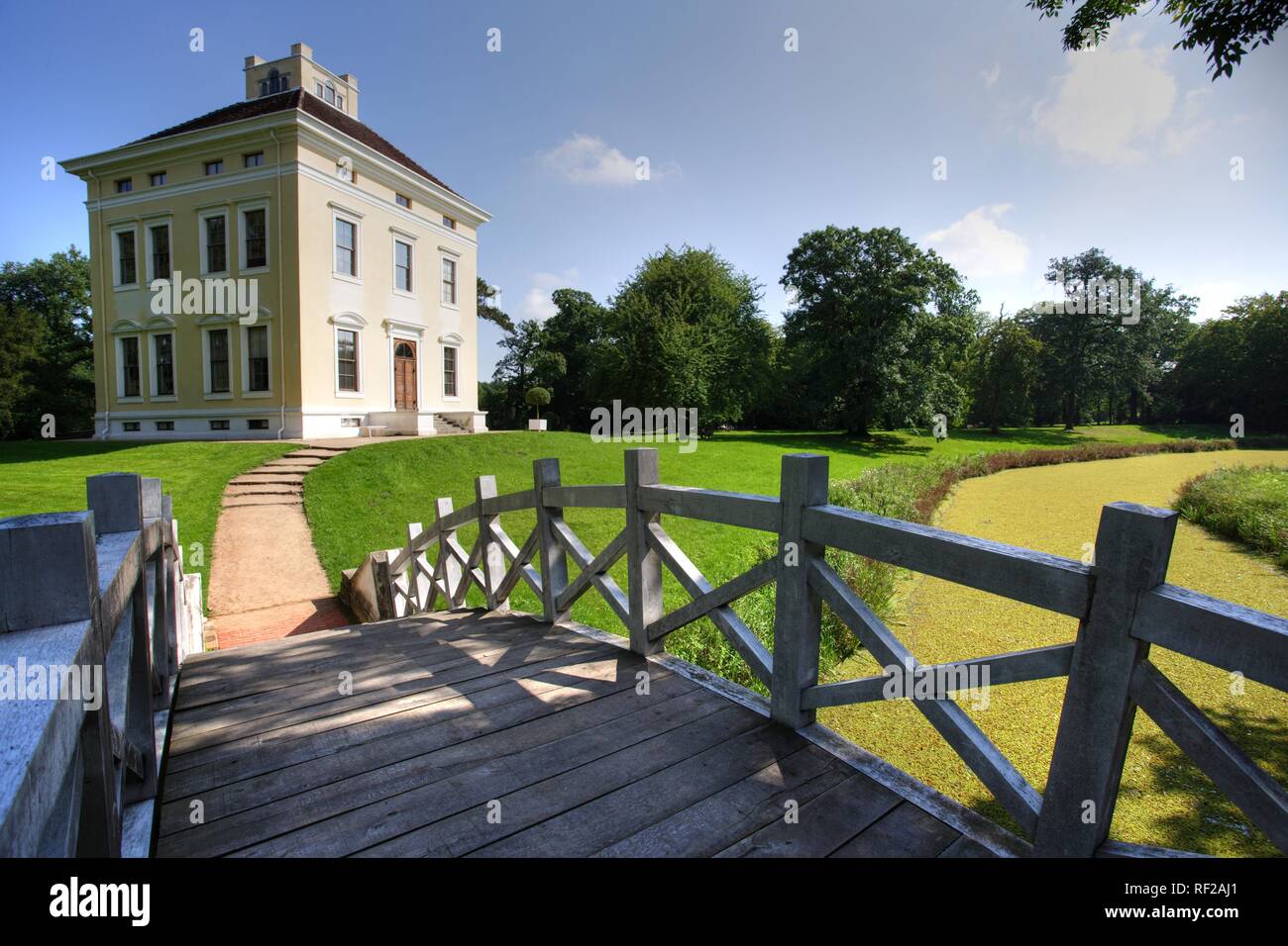 Luisium Park, neo-classical country manor in the Dessau-Woerlitz Garden ...