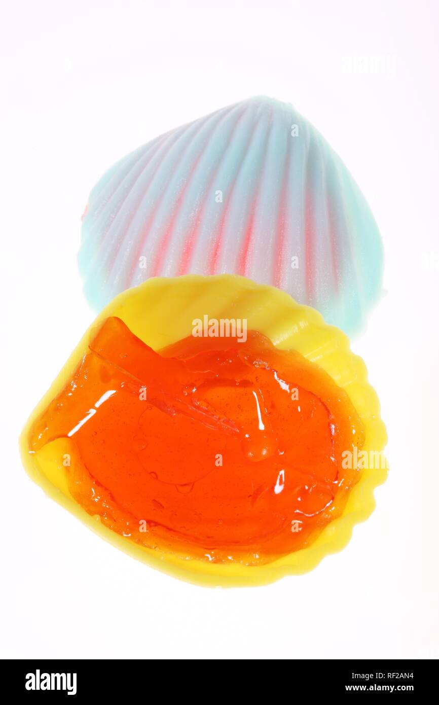 Sweets shaped like seashells Stock Photo - Alamy