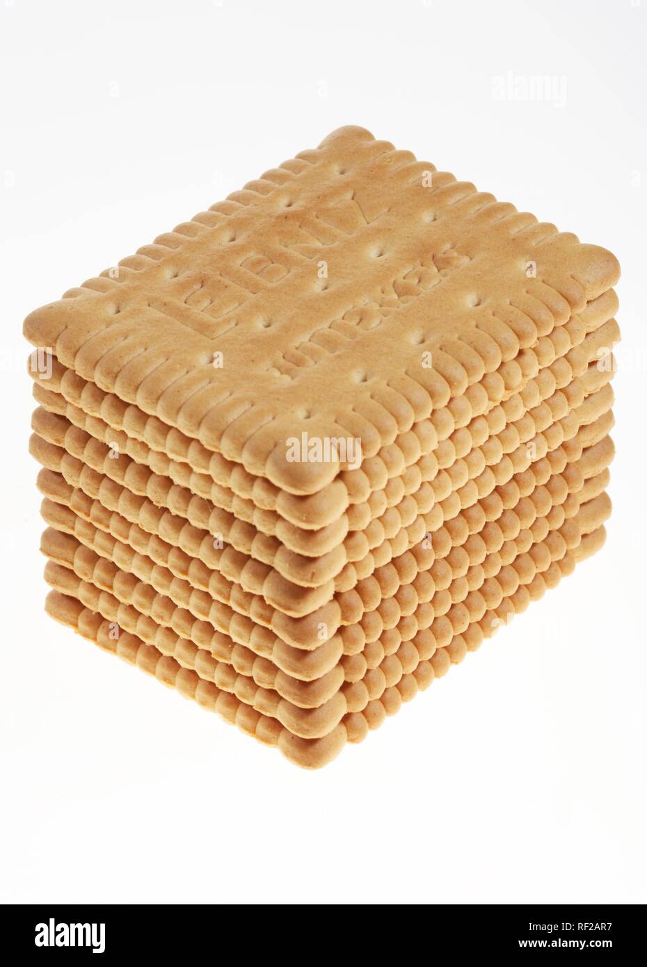Leibniz shortbread biscuits, stacked Stock Photo - Alamy