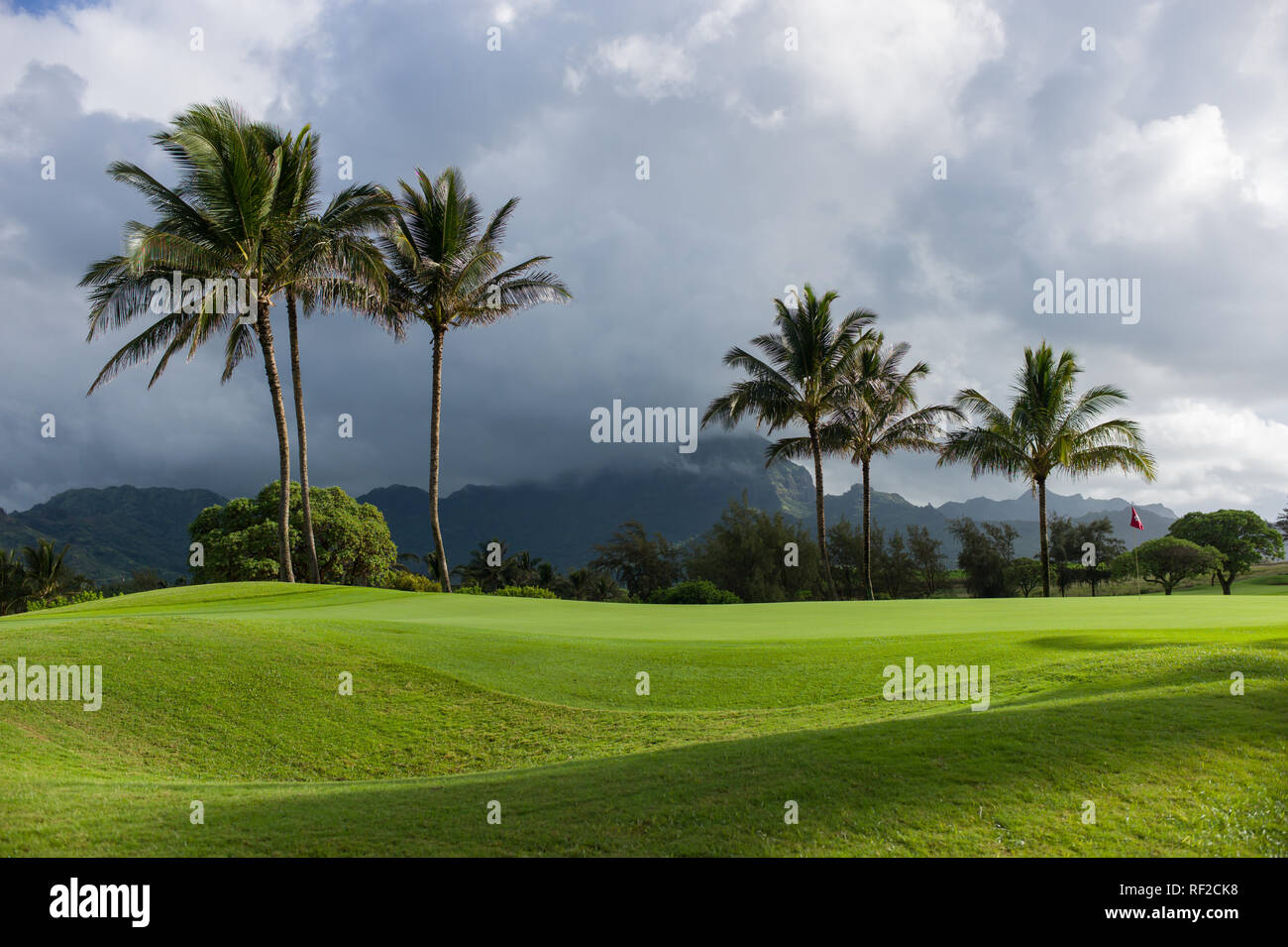 Kauai, Hawaii, United States has several well known golf courses that ...