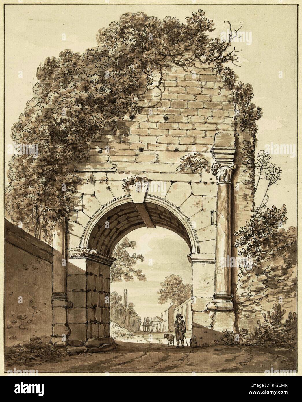 Arch of Drusus in Rome. Draughtsman: Daniël Dupré. Dating: 1789 ...