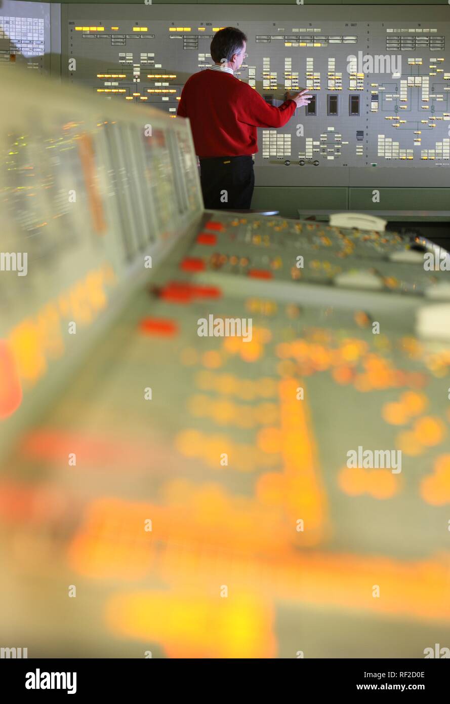 One of 13 control stations in the simulation centre, for the ...