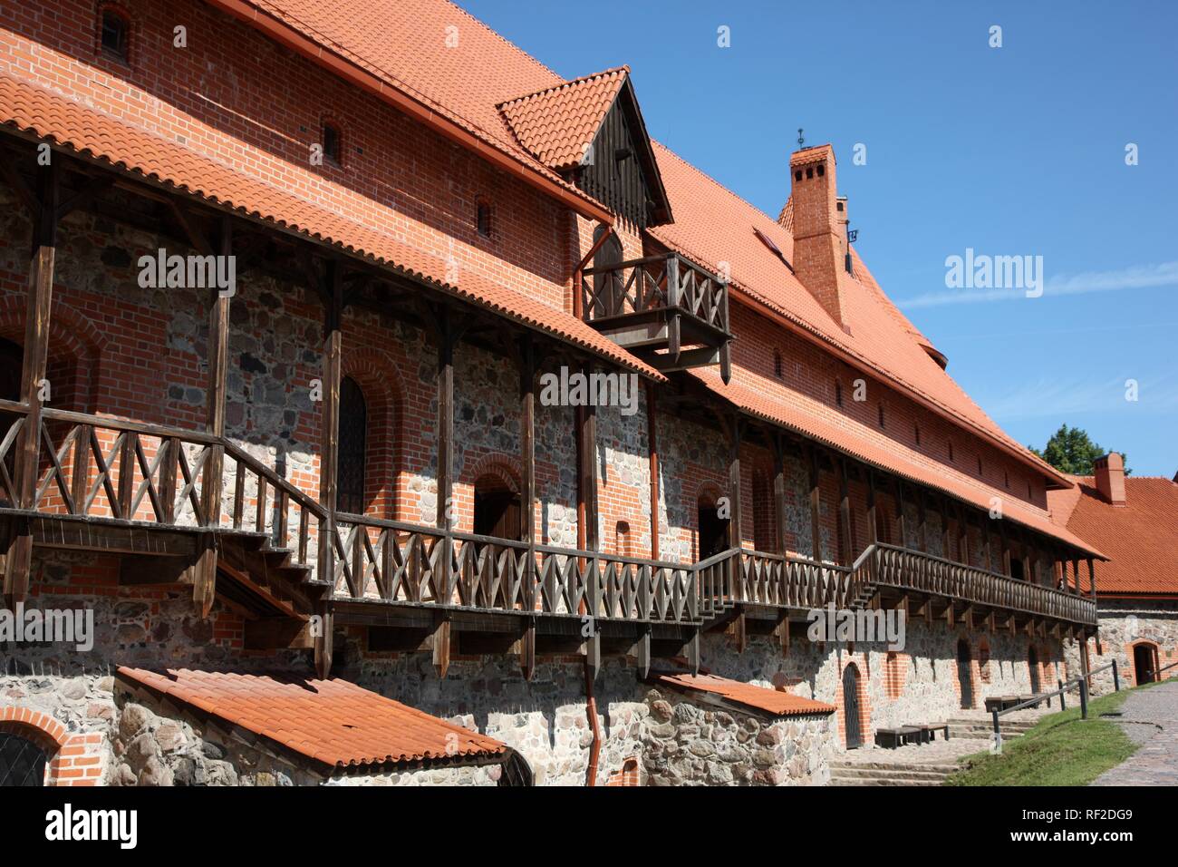 Trakai Island Castle, landmark of Lithuania, Trakai, Lithuania, Baltic ...