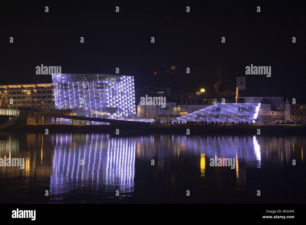 Ars electronica center night linz hi-res stock photography and images ...