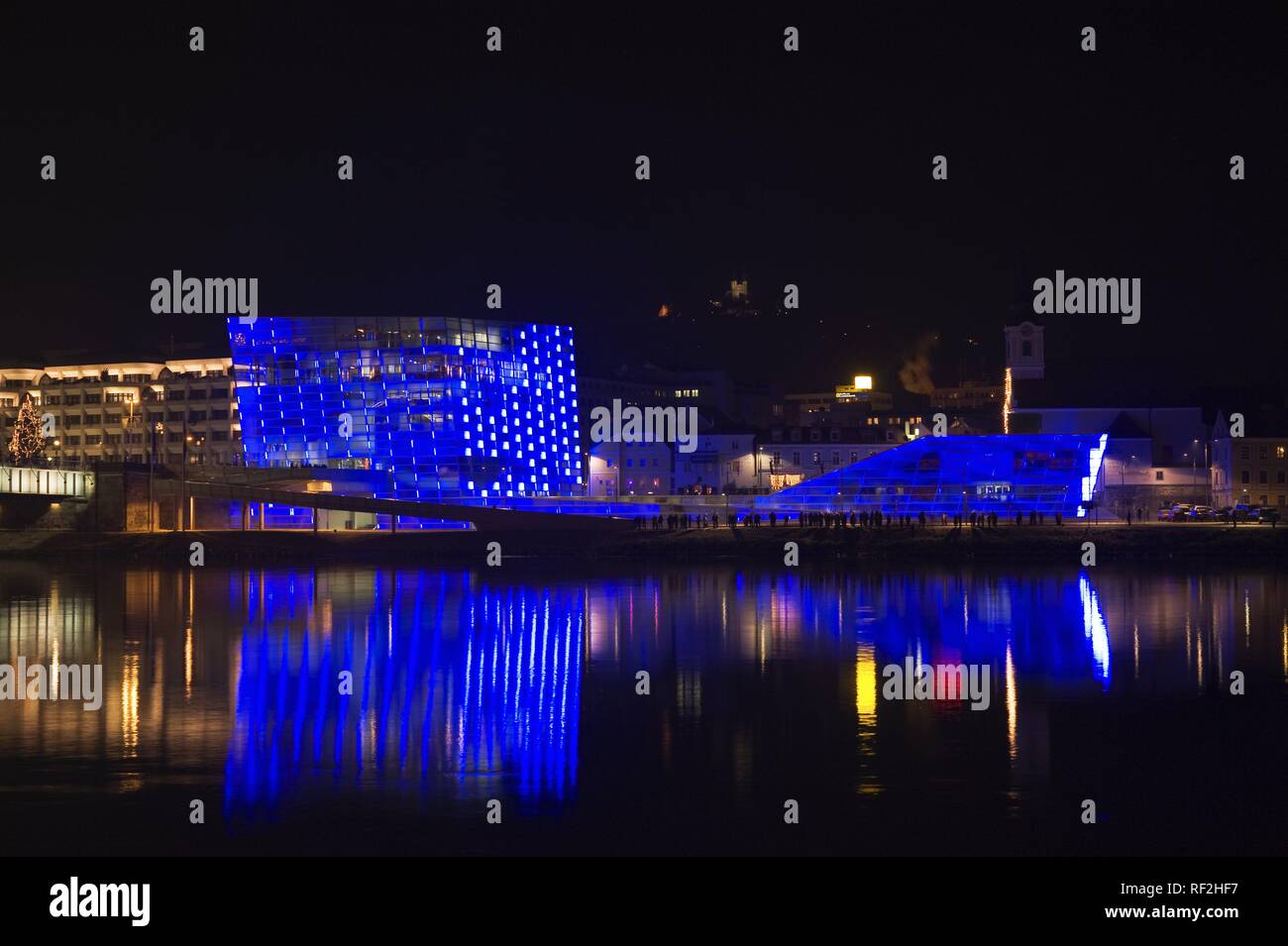 Ars electronica center night linz hi-res stock photography and images ...