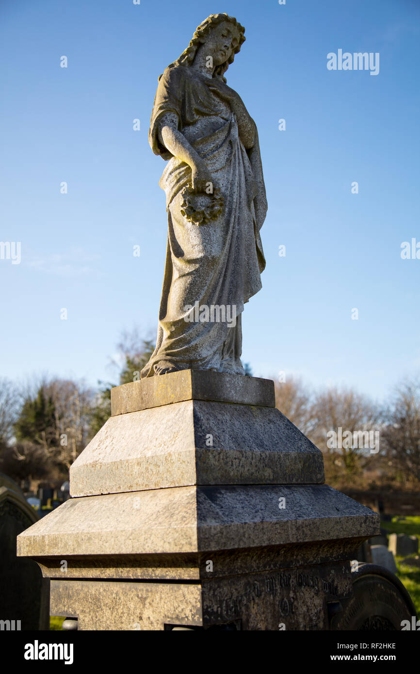 Burial monument, All Saints Childwall, Liverpool Stock Photo - Alamy