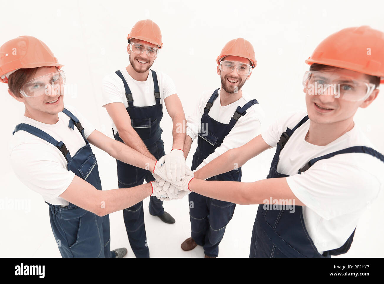 Team builders happy smiling hi-res stock photography and images - Alamy