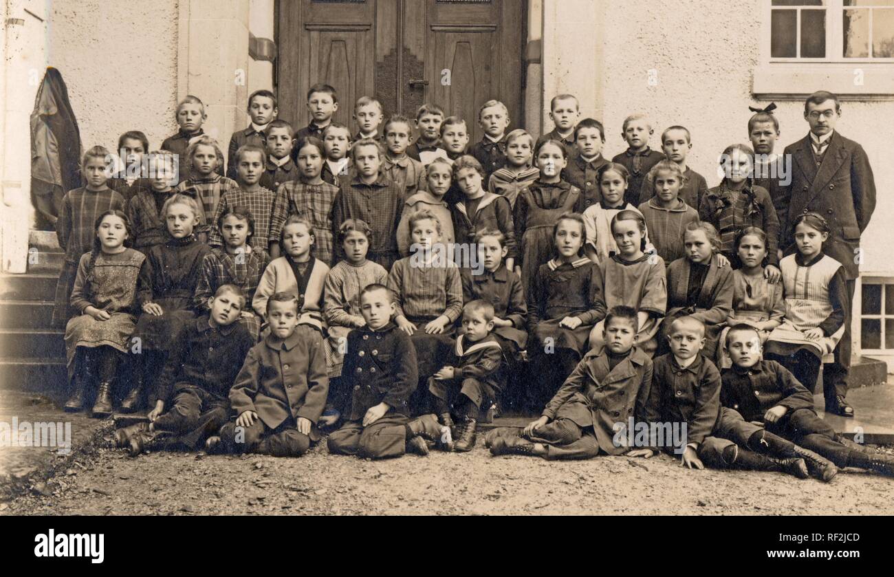 Historic german school class hi-res stock photography and images - Alamy