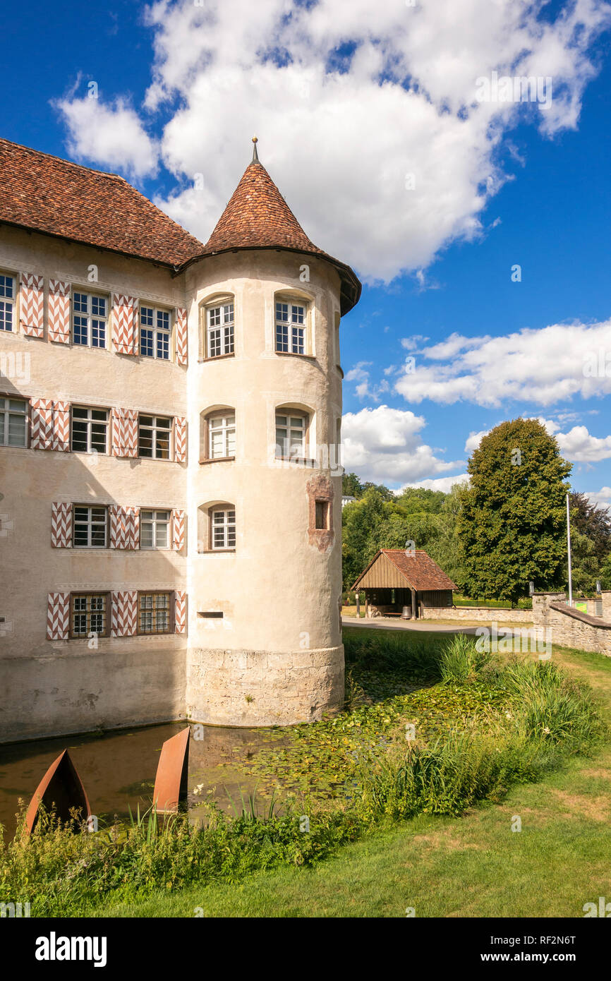 An image of the beautiful water castle at Glatt Germany Stock Photo - Alamy
