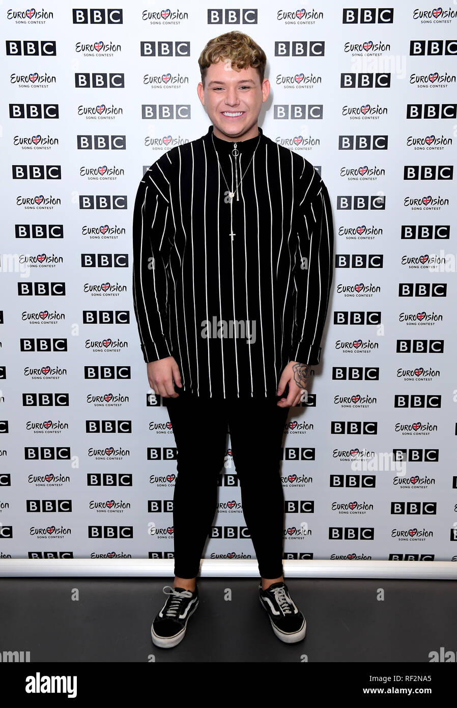 Michael Rice attending the Eurovision Meet the Artists event held at ...