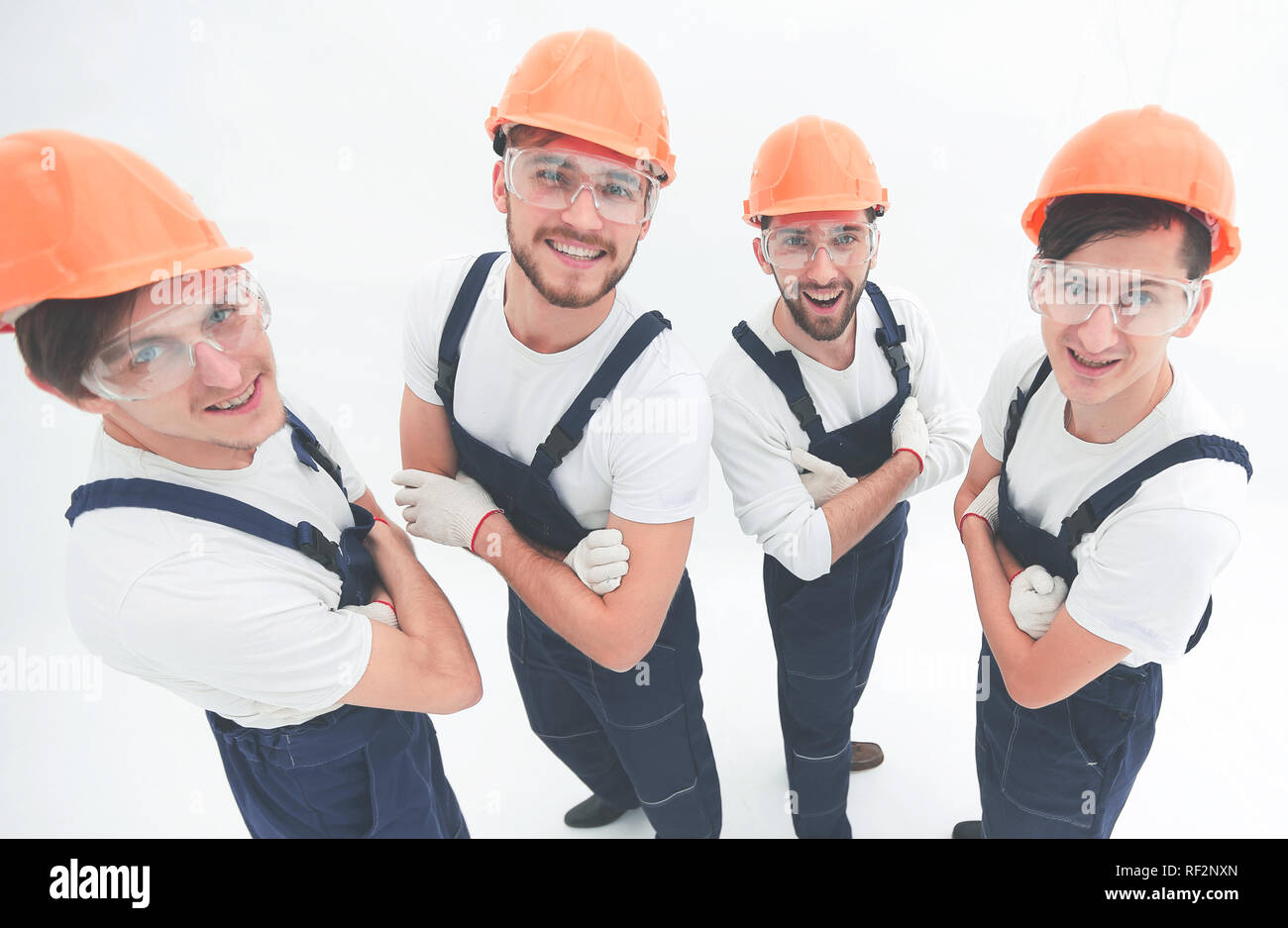 Group professional builders looking hi-res stock photography and images ...