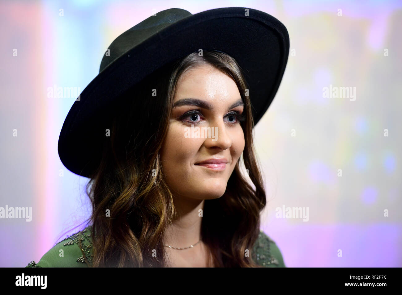 Holly Tandy during the Eurovision Meet the Artists event held at the ...