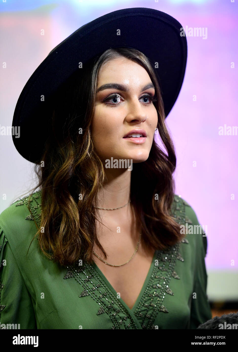 Holly Tandy during the Eurovision Meet the Artists event held at the ...