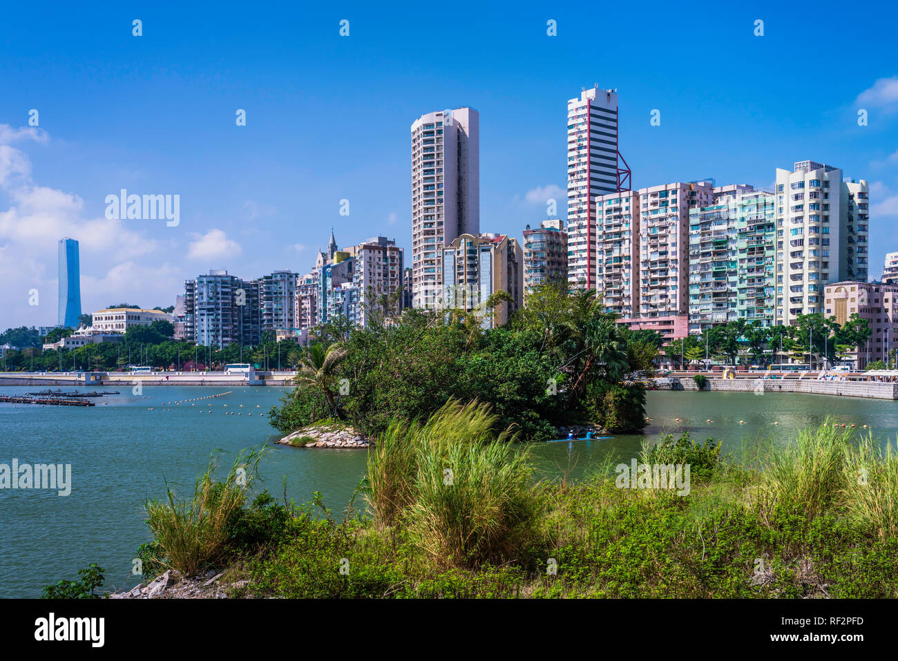 The city skyline with hotels and casinos in Macau, Asia Stock Photo - Alamy