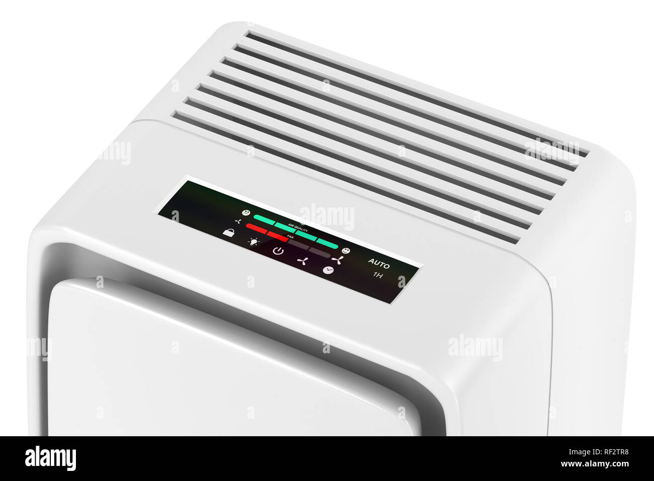 Details of control panel of electric air purifier Stock Photo - Alamy