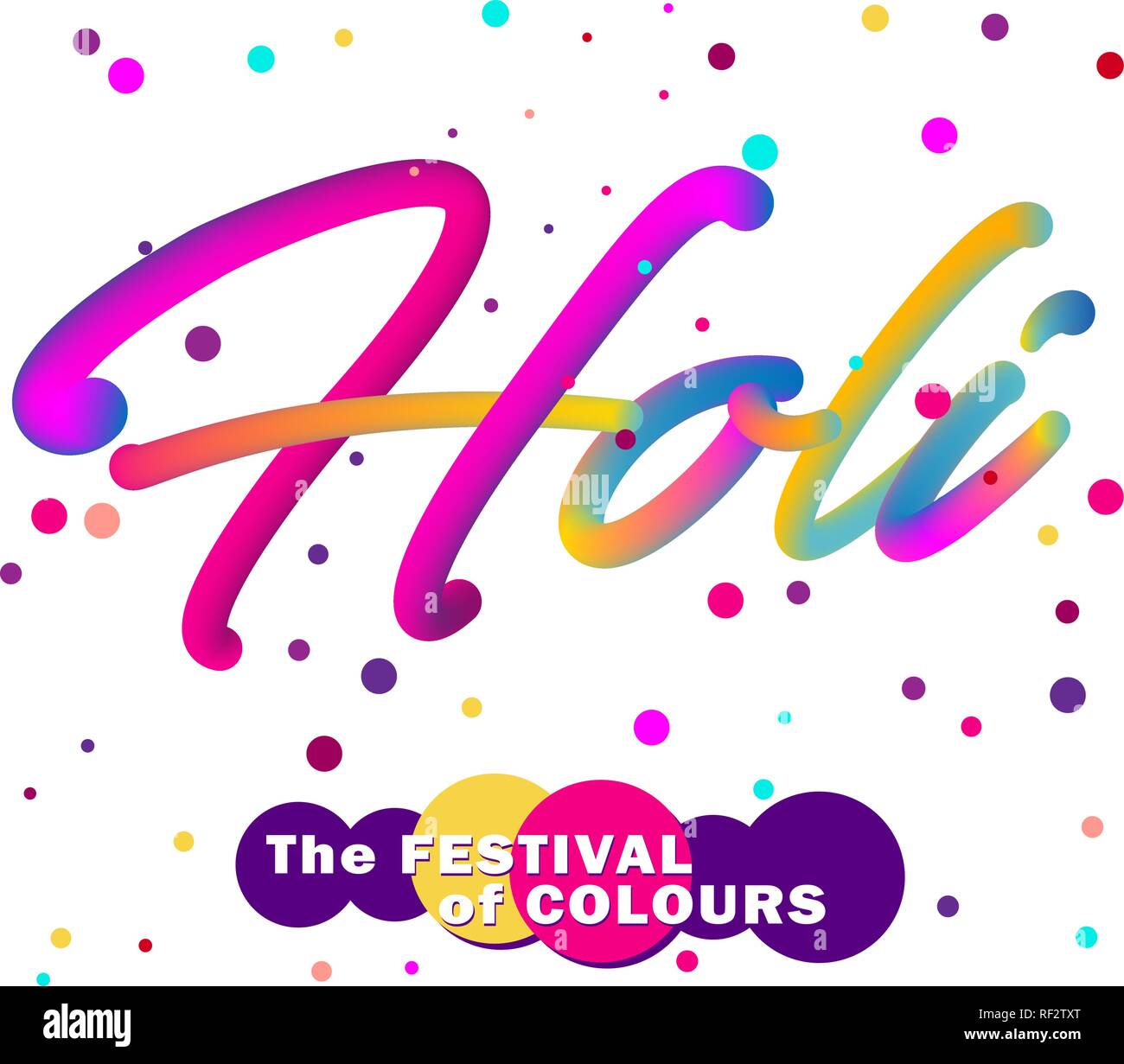 Holi poster Stock Vector Images - Alamy