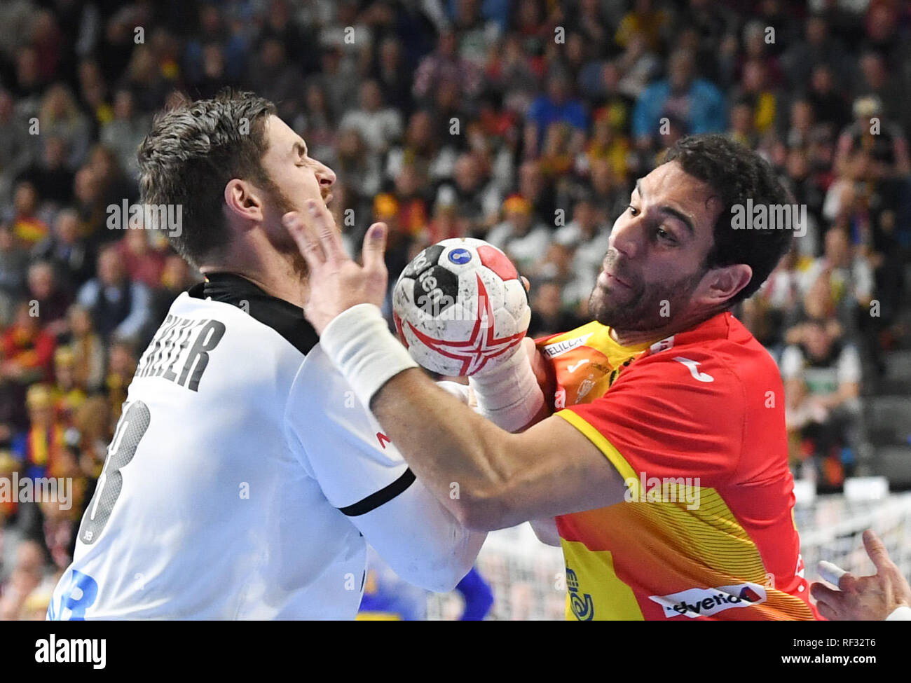 23 January 2019, North Rhine-Westphalia, Köln: Handball: WM, Germany ...