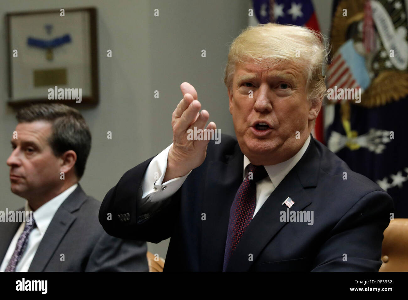 Washington, DC. 23rd Jan, 2019. United States President Donald J. Trump ...