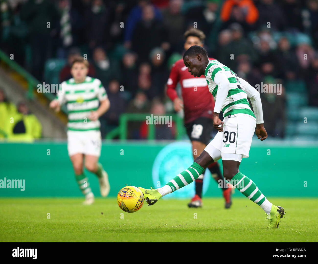 Celtic Park, Glasgow, UK. 23rd Jan, 2019. Ladbrokes Premiership football, Celtic versus St ...