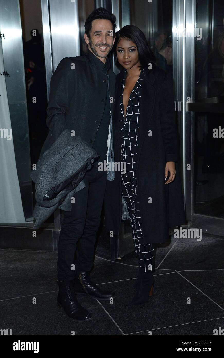 New York, NY, USA. 23rd Jan, 2019. Amir Arison out and about for ...