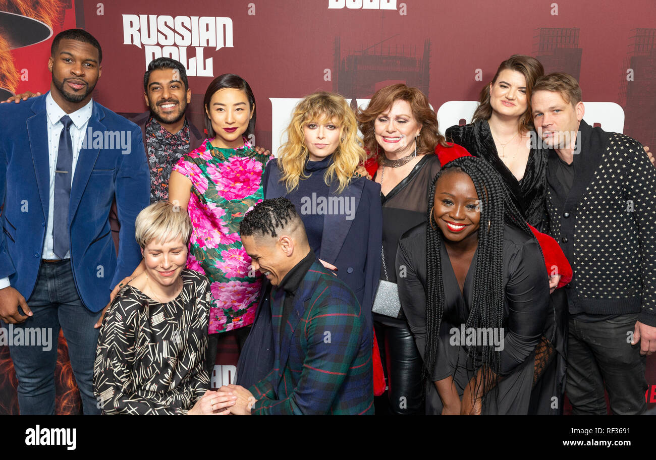 New York, NY - January 23, 2019: Cast attends Russian Doll TV show ...