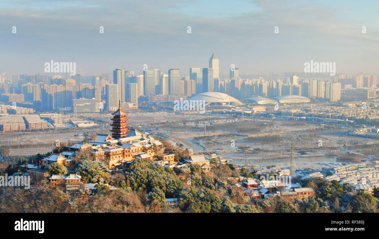 Nantong, Nantong, China. 24th Jan, 2019. Nantong, CHINA-Scenery of ...