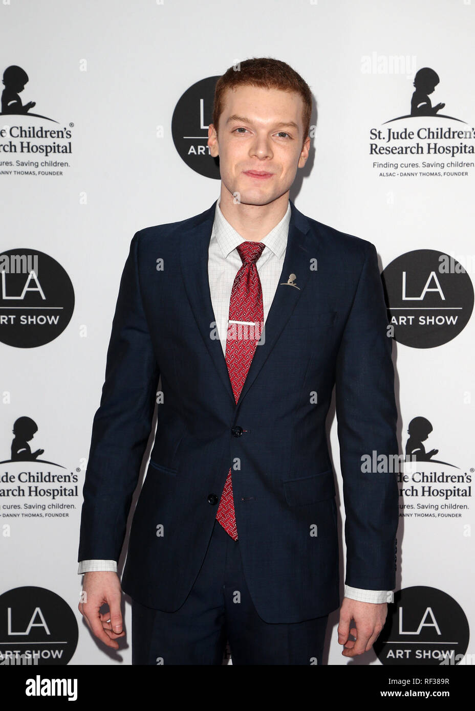 Los Angeles, Ca, USA. 23rd Jan, 2019. Cameron Monaghan, at the LA Art ...