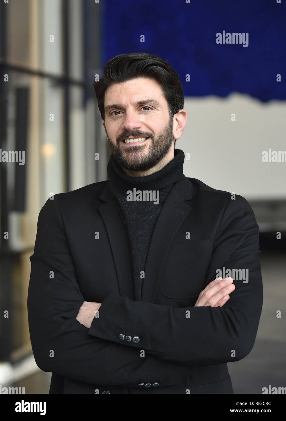 Gelsenkirchen, Germany. 24th Jan, 2019. Giuseppe Spota, Italian dancer ...