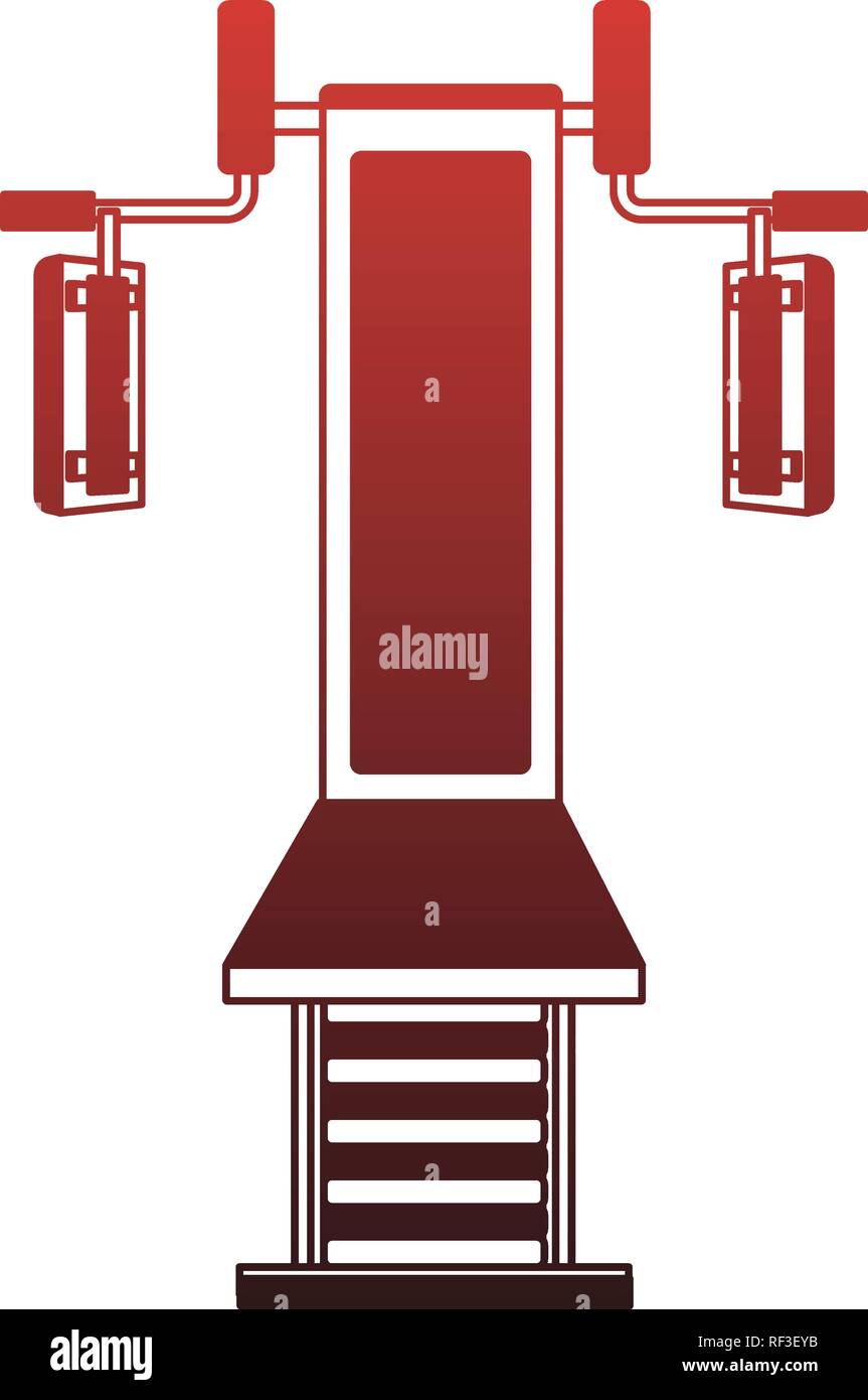 Weighing machine gym Stock Vector Images - Alamy