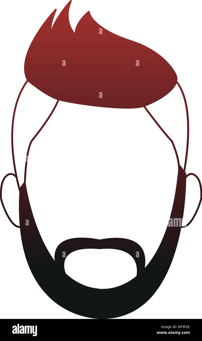 Faceless portrait funny young Stock Vector Images - Alamy