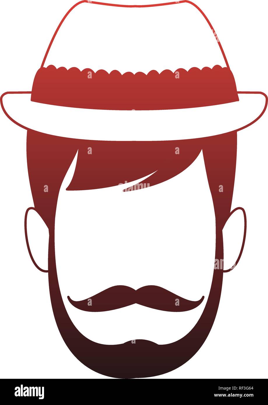 Farmer red hat Stock Vector Images - Alamy