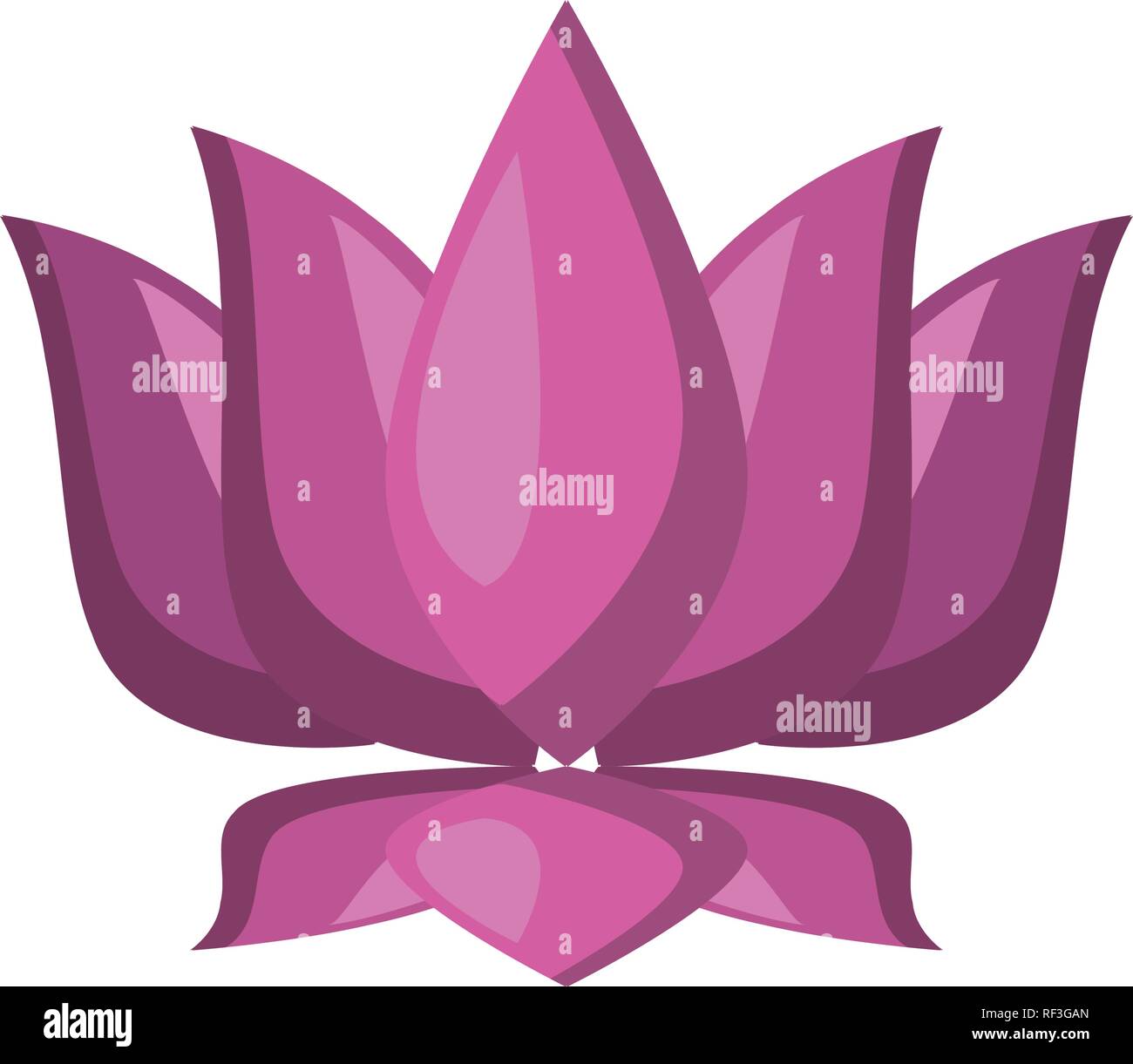Lotus flower symbol Stock Vector Image & Art - Alamy