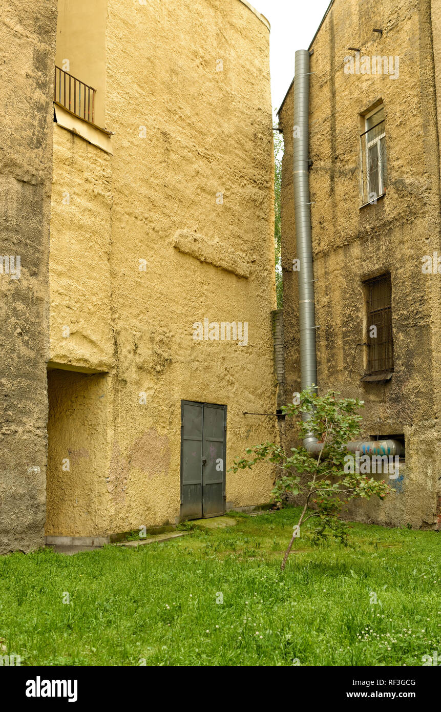 The walls of the old house.They have a rough texture Stock Photo - Alamy
