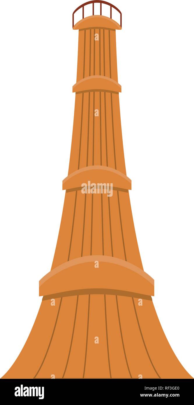 Wooden tower isolated Stock Vector Image & Art - Alamy