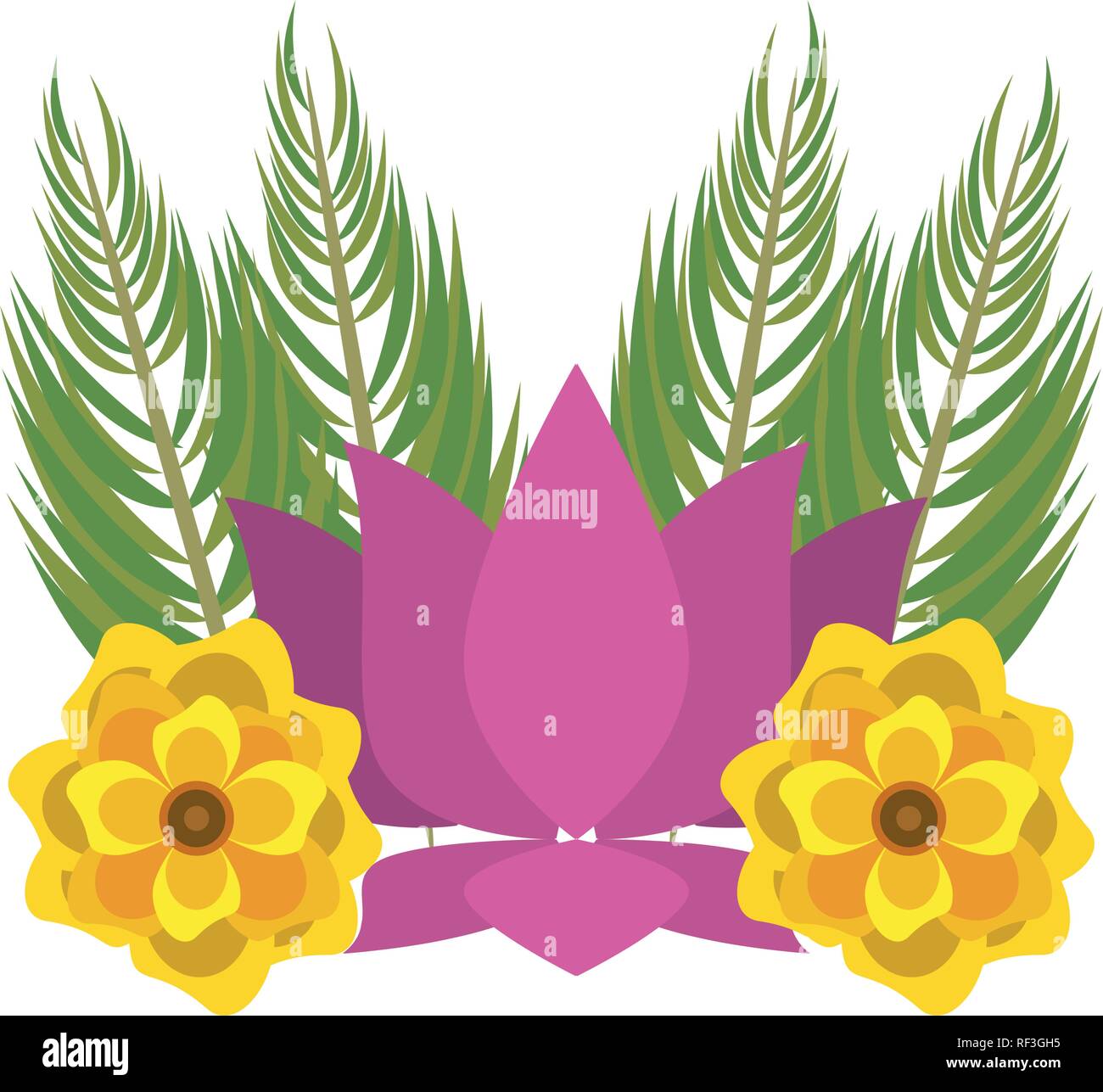 Lotus flower symbol Stock Vector Image & Art - Alamy