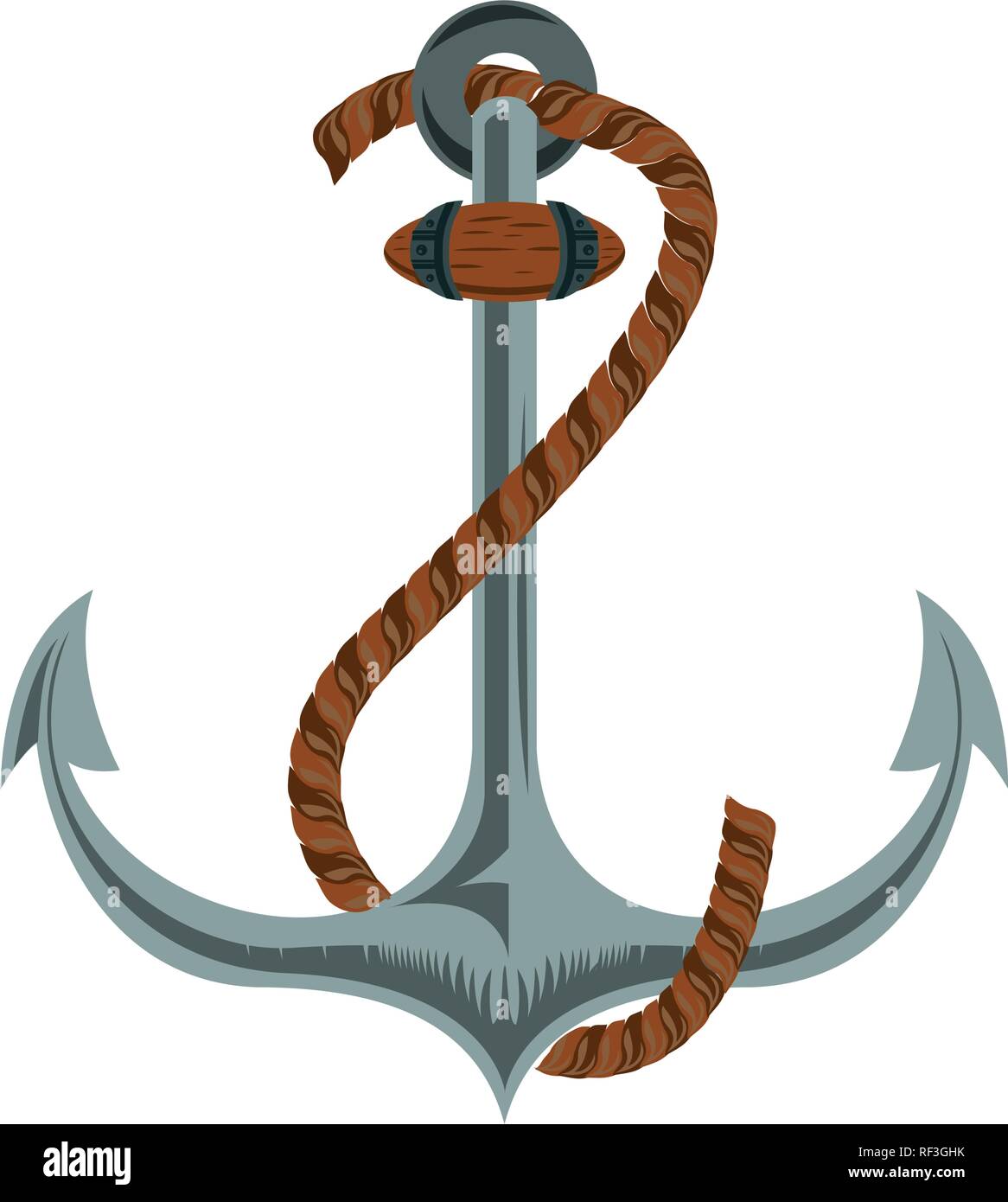 Anchor marine symbol Stock Vector Image & Art - Alamy