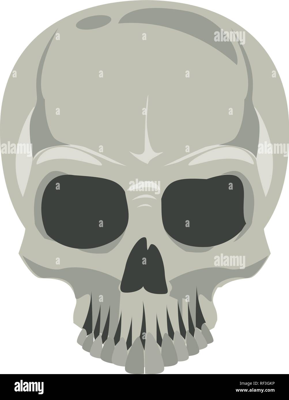 Human skull drawing Stock Vector Image & Art - Alamy