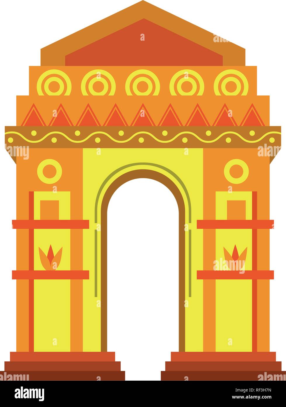 Gateway of india history Stock Vector Images - Alamy