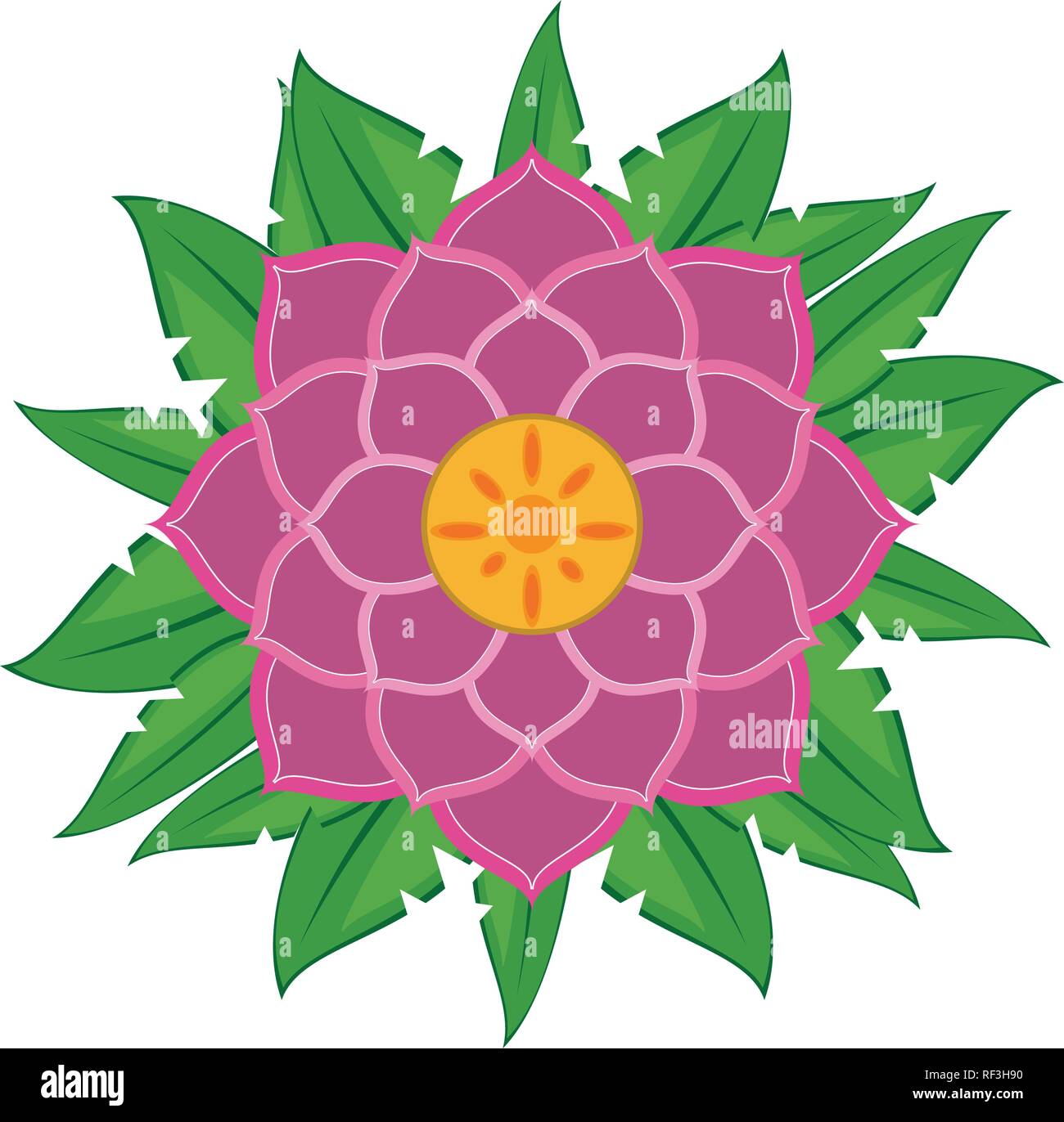 Lotus flower symbol Stock Vector Image & Art - Alamy