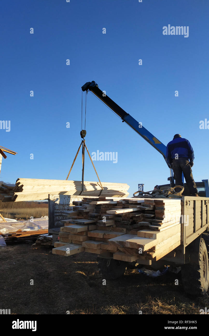 Timber hauling with cable crane hi-res stock photography and images - Alamy