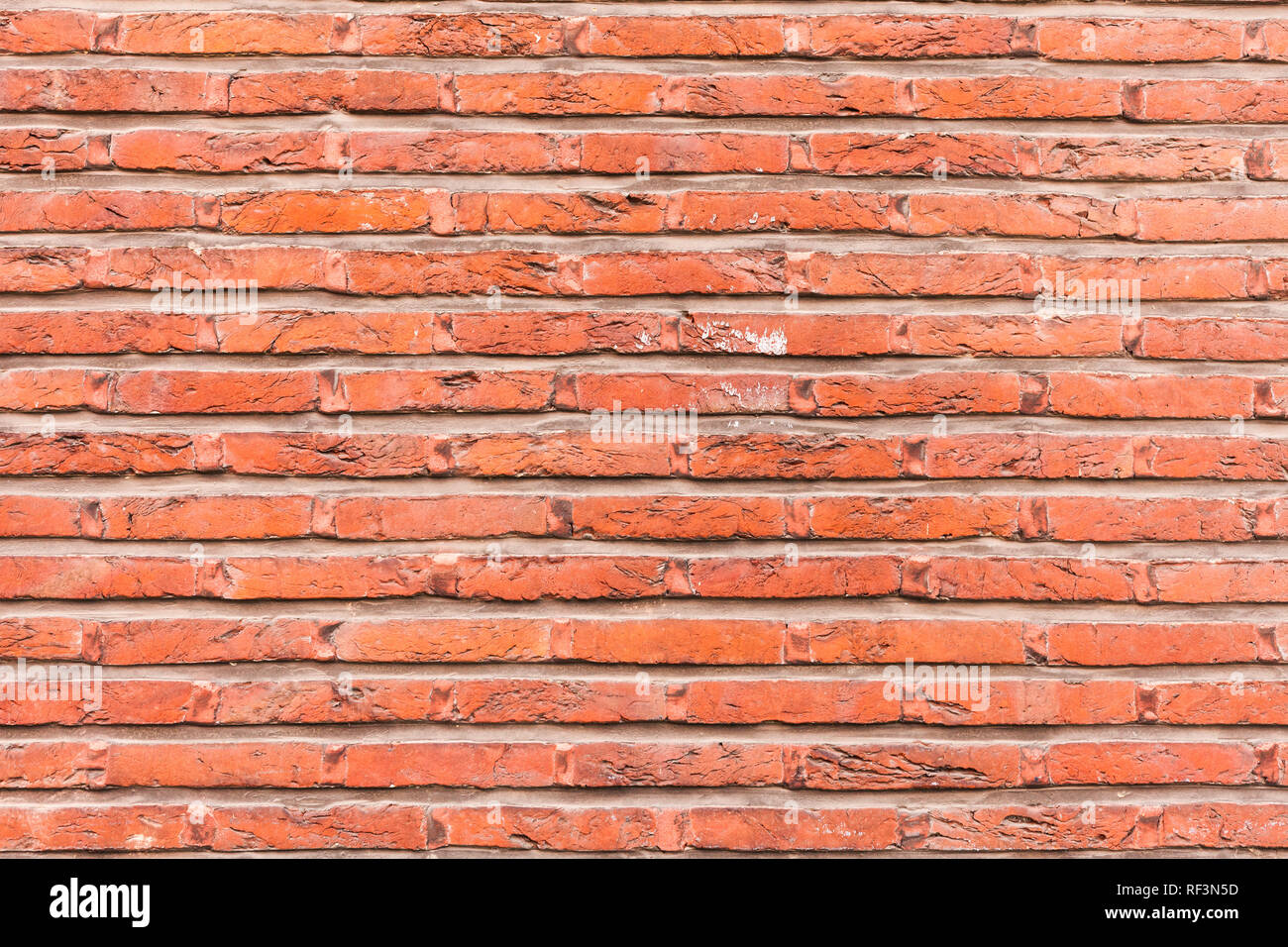 Od red brick wall texture background. bricked wall of orange color ...
