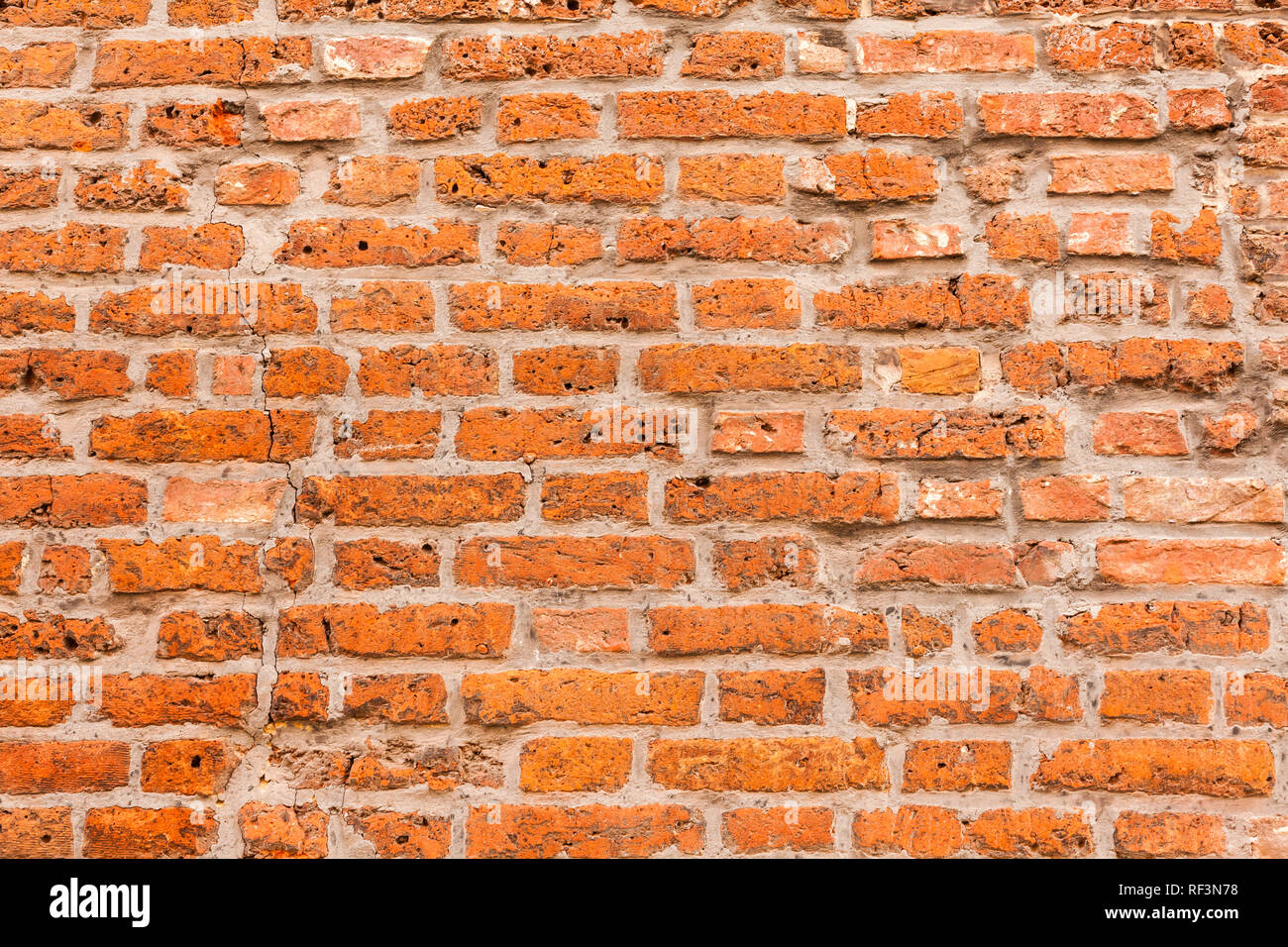 Old red brick wall background texture close up. bricked wall textured ...