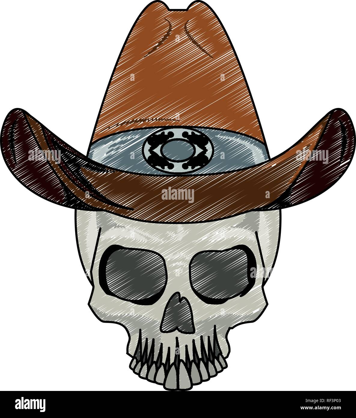 Tattoo skull drawing scribble Stock Vector Image & Art - Alamy