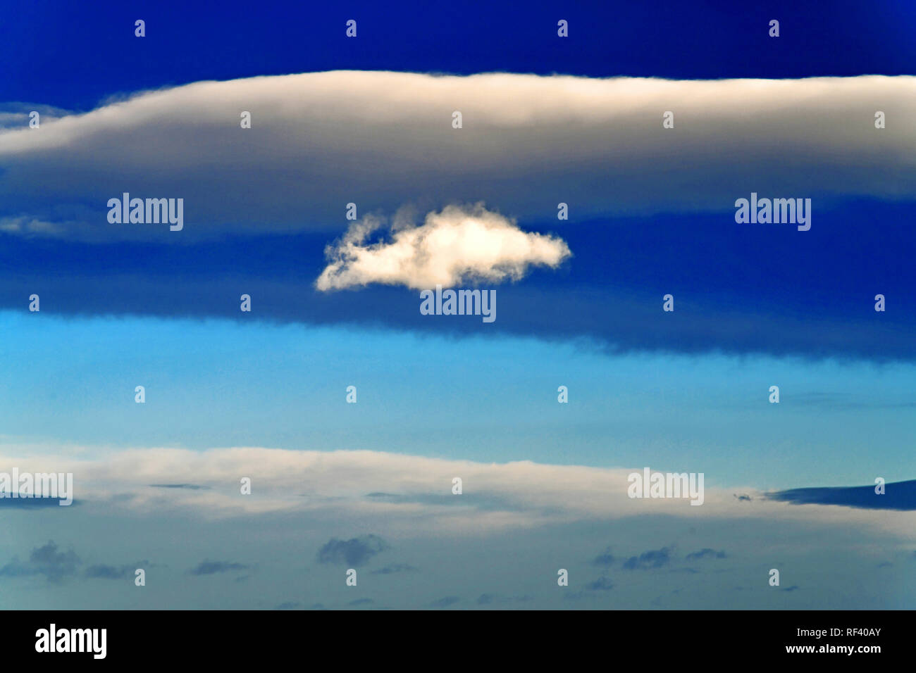 Small fluffy cirrus clouds hi-res stock photography and images - Alamy