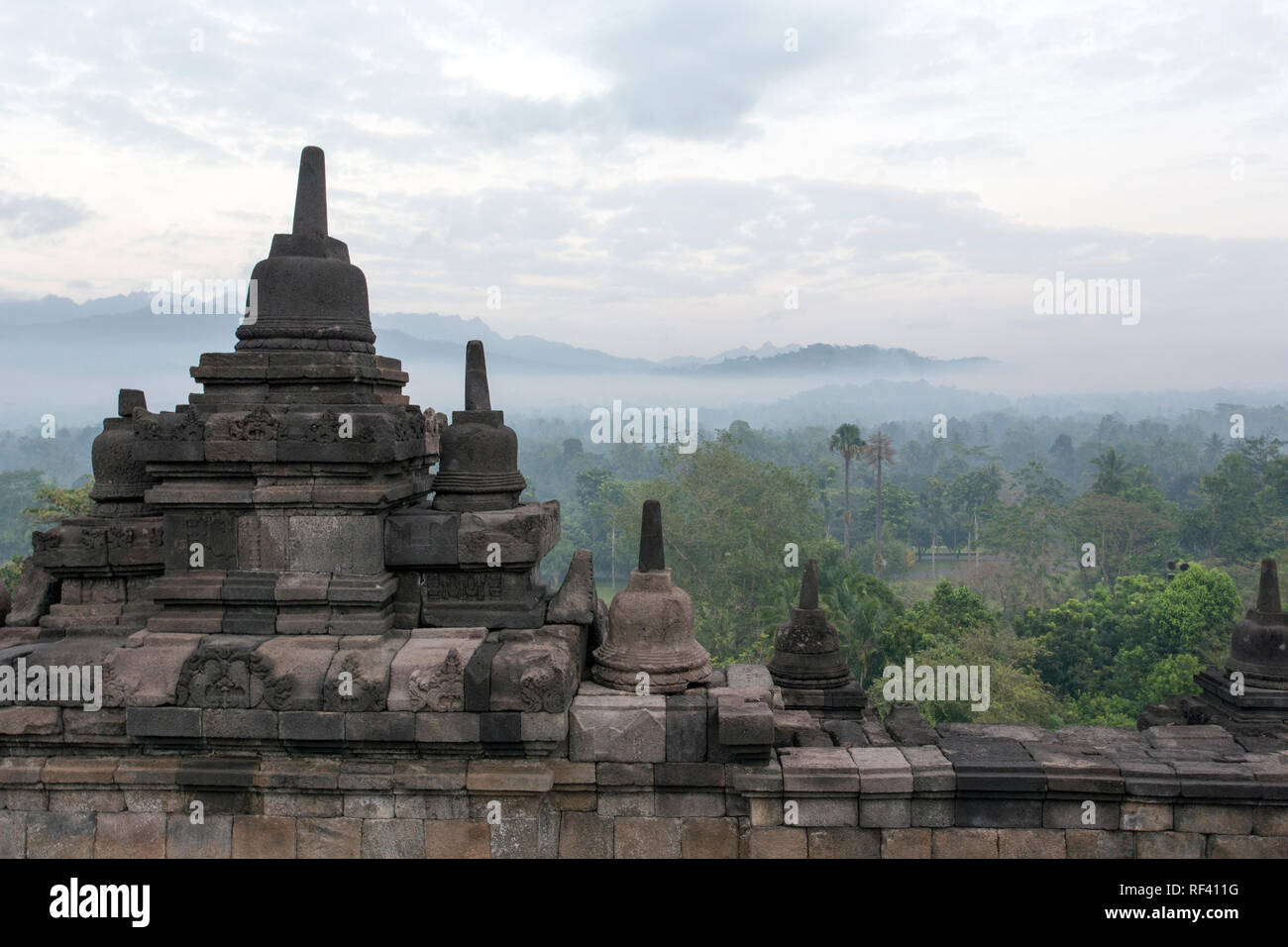 Details of Borobudur temple in Java, Indonesia Stock Photo - Alamy