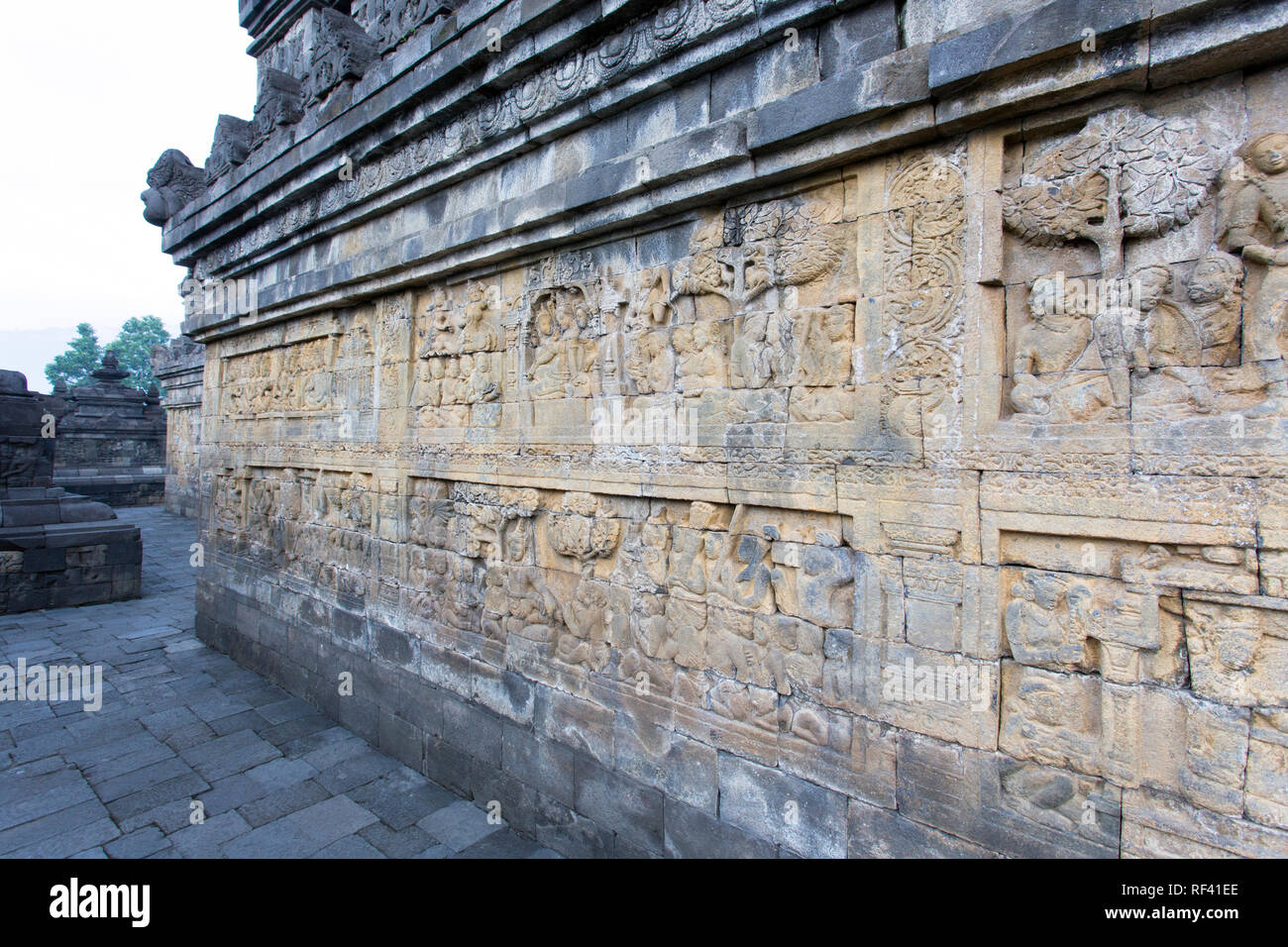 Details of Borobudur temple in Java, Indonesia Stock Photo - Alamy
