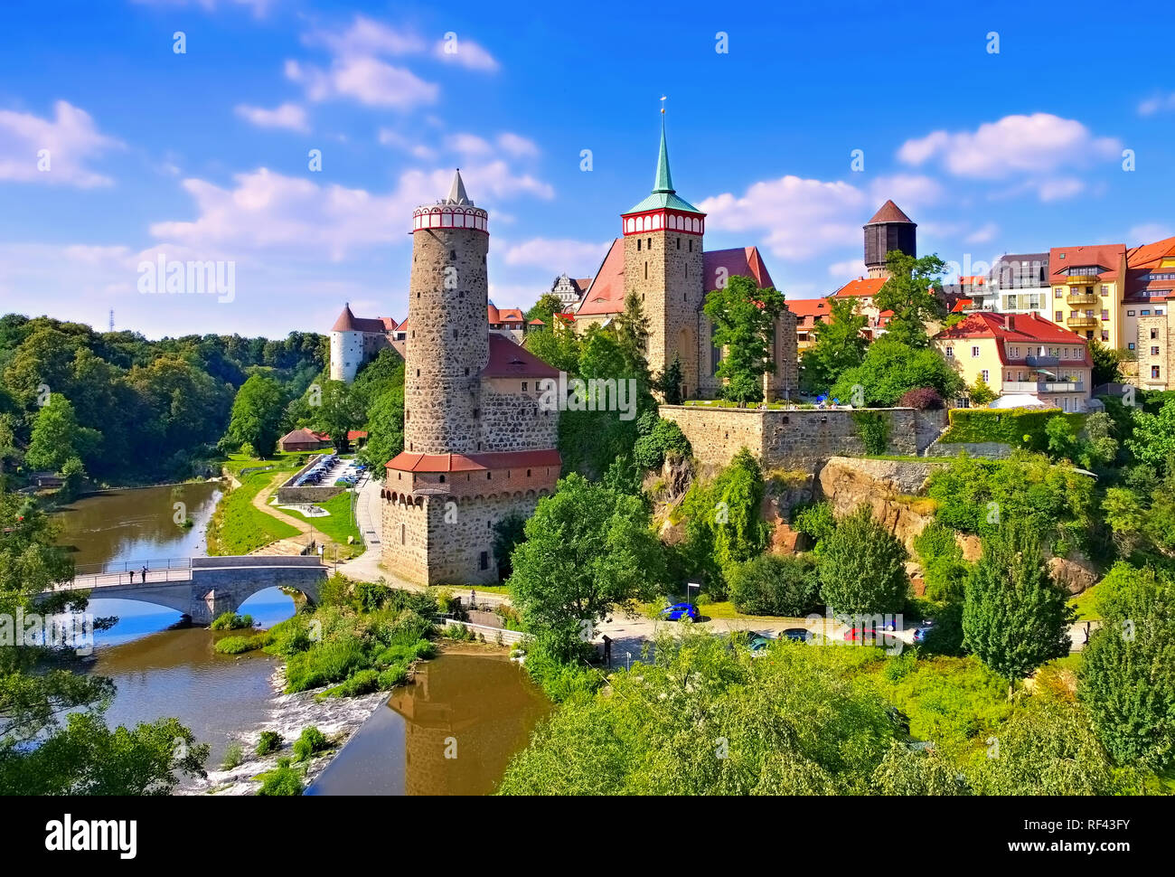 old town Bautzen in Upper Lusatia, Germany Stock Photo - Alamy