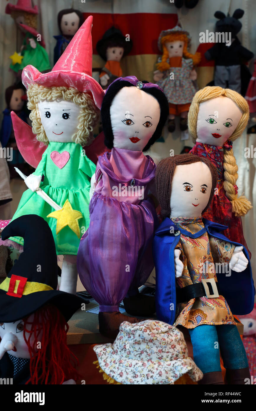 Traditional rag dolls photographed with end of day natural light Stock ...