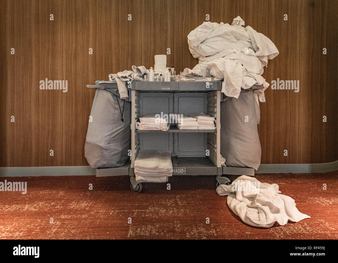 Hotel room service Stock Photo - Alamy